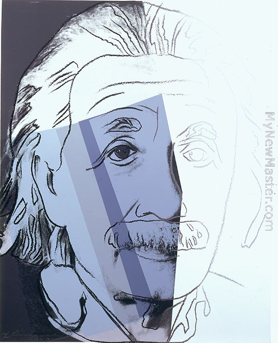 Andy Warhol 2008 einstein hero Painting