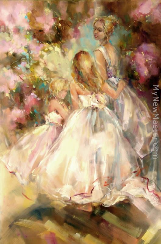 Anna Razumovskaya Spring Blossom Painting