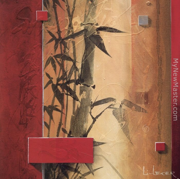 Don Li-Leger Bamboo Garden Painting